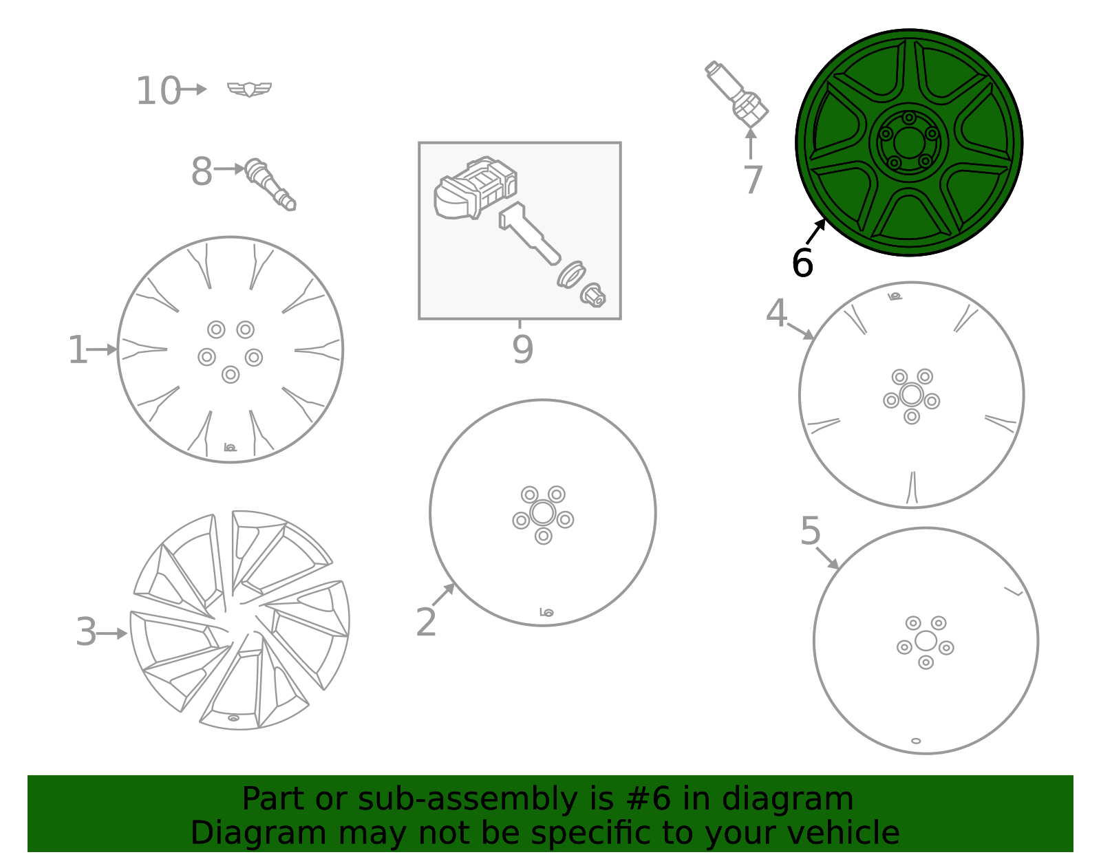 Genuine Spare Wheel for 52919-T6900 | Hyundai OEM Parts Direct