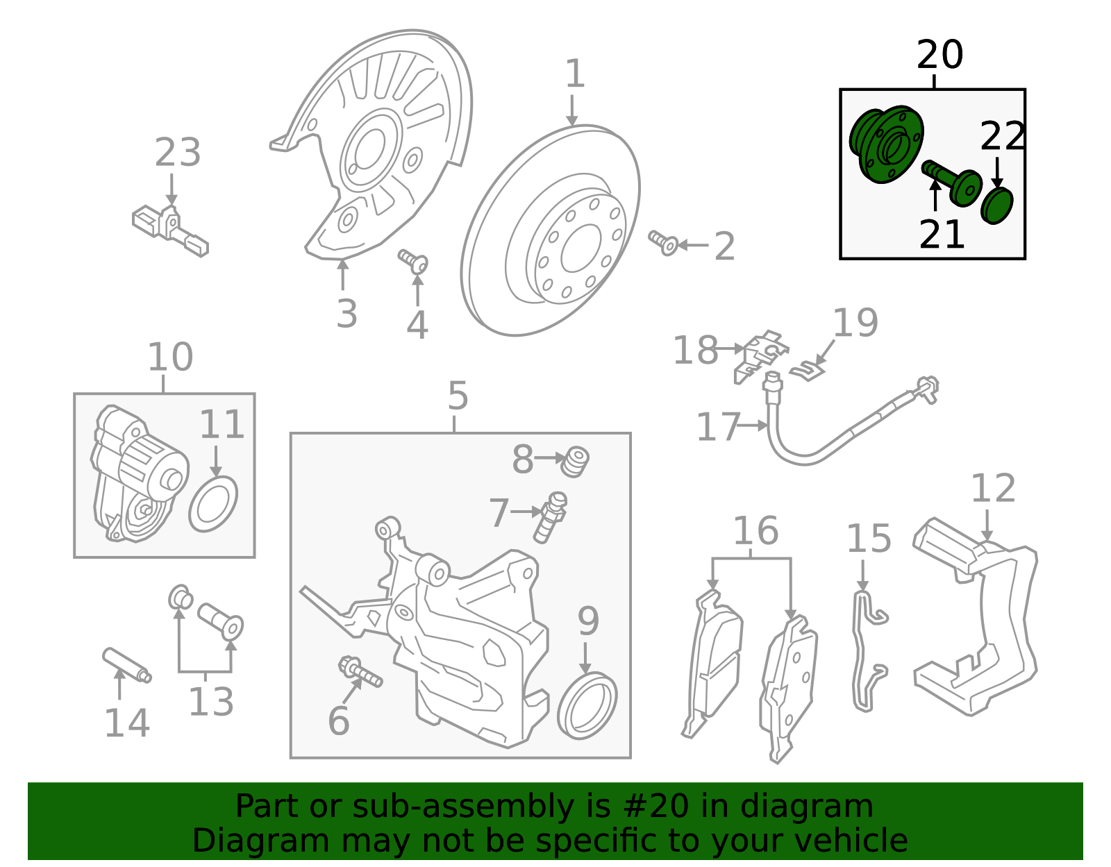 5q0598611 - Volkswagen Hub & Bearing 2006-2025 Volkswagen | Retail ...