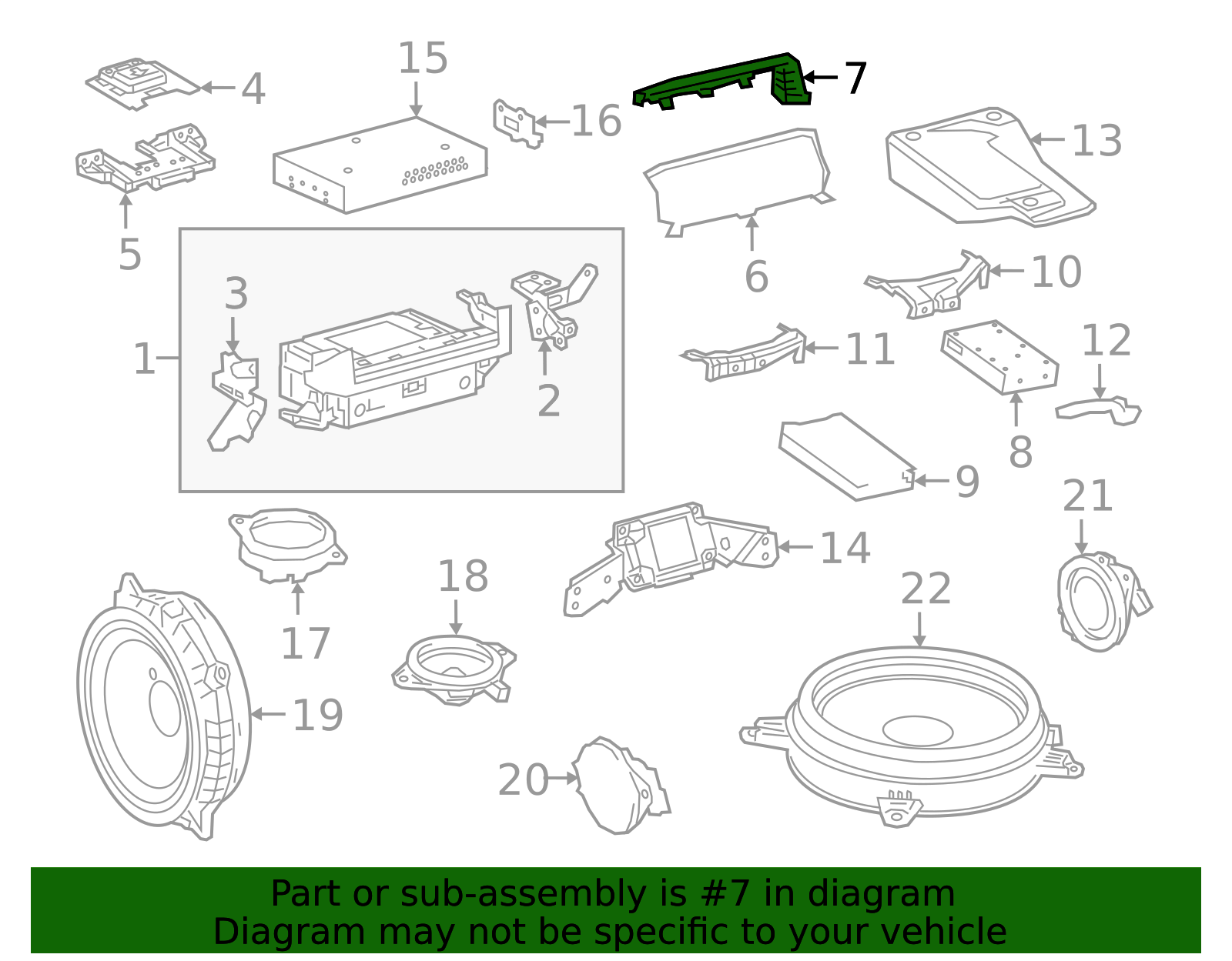 86456-33070 - High-Quality GPS Navigation System Bracket for 2019-2022 ...