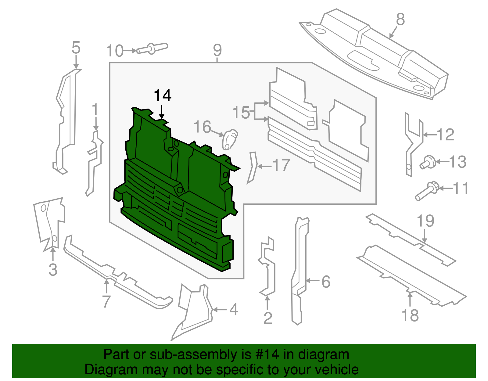 OEM Ford Housing For 2015-2018 Ford Edge - Part No. FT4Z-8B455-B | Karl ...
