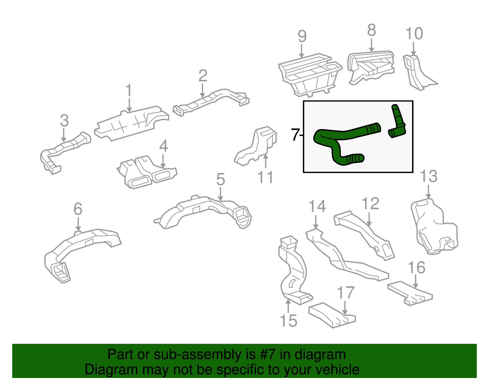 87201-06450 - Aspirator - 2012-2017 Toyota Camry | OEM Genuine Toyota Parts