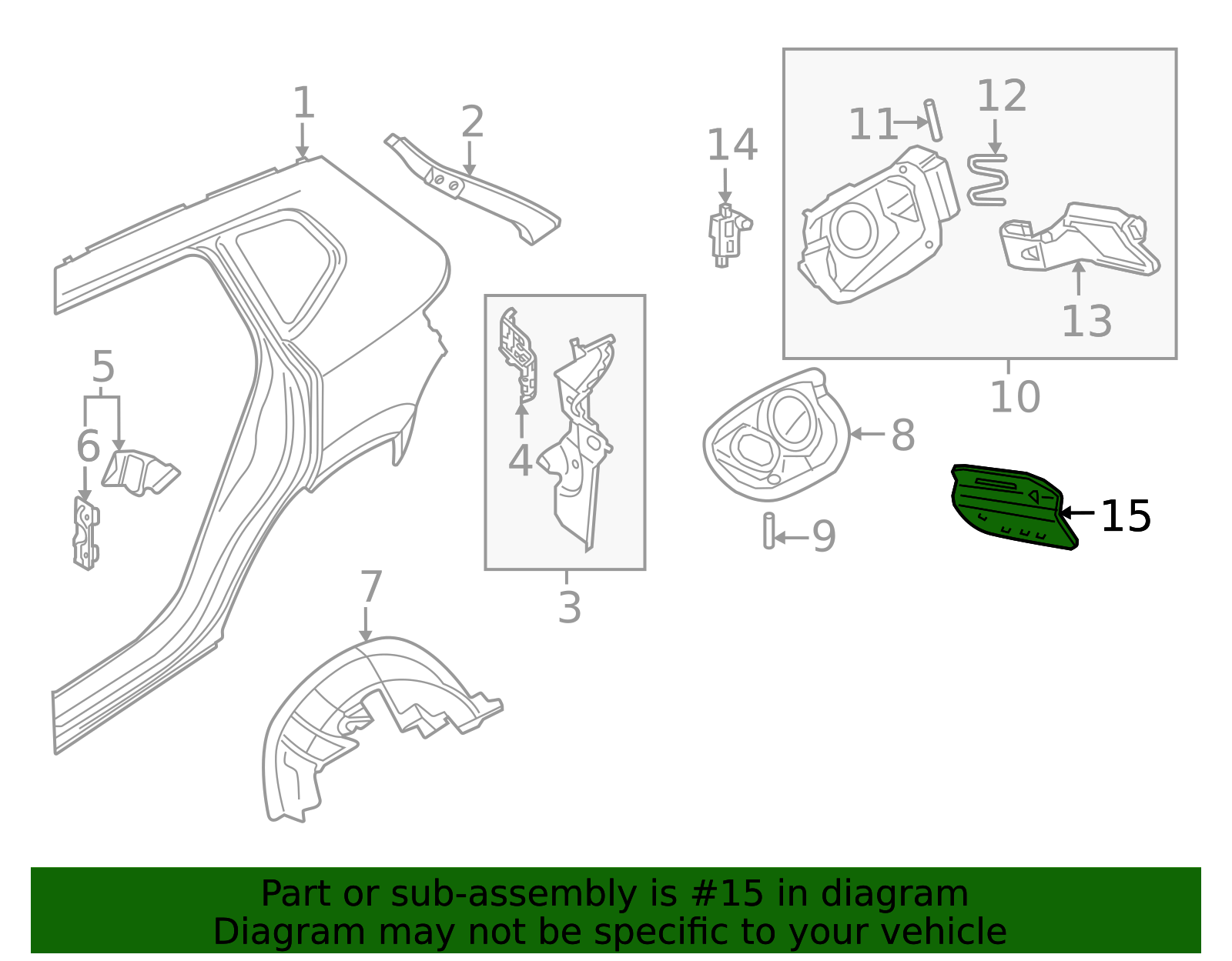 2GJ-809-909 - High-Quality Fuel Filler Door for 2022-2025 Volkswagen ...