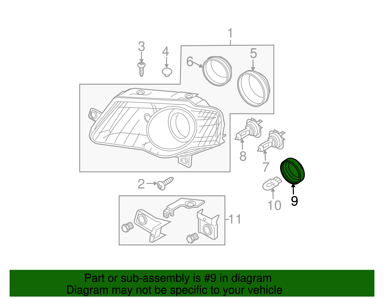 3C0-941-607-B - Cap 2006-2010 Volkswagen Passat | Wolfsburg Parts Direct