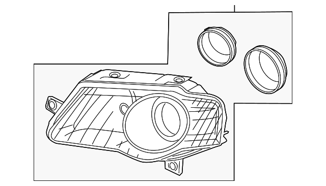 2006-2010 Volkswagen Passat Composite Assembly 3C0-941-005-AE ...
