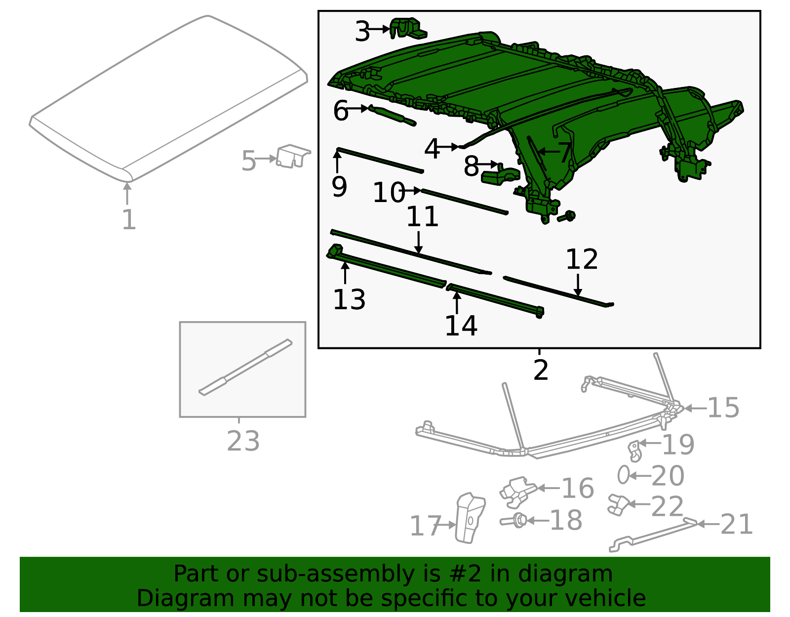 Genuine OEM Ford Part - Convertible Top Housing Support M2DZ-7853000-BG ...