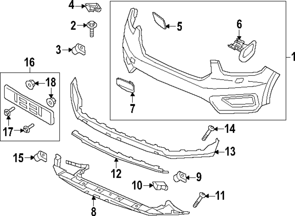 2019-2021 Volvo Bumper Cover 36011890 | TascaParts.com