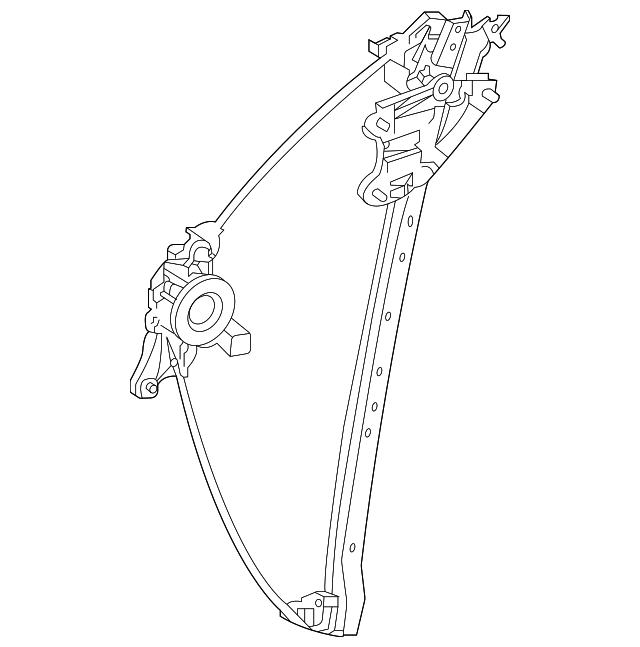 Genuine Toyota Window Regulator part# 69801-08030 for 2021-2025 Toyota ...