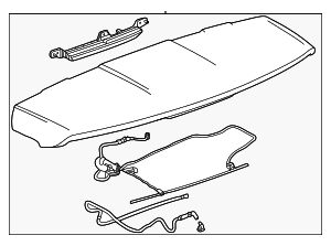 2021-2025 GM Spoiler 86805200 GM | GMPartsDirect.com