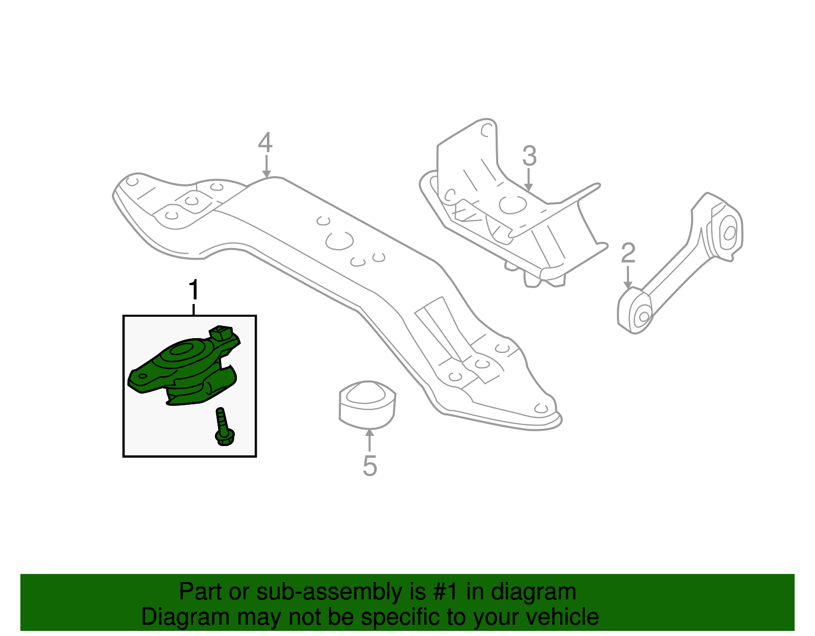 41022FL010 - Front Mount 2018-2023 Subaru Crosstrek | Subaru Parts Exchange