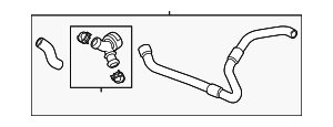 2015-2019 Volkswagen Upper Hose 5Q0-122-101-GN | VW Direct Auto Parts