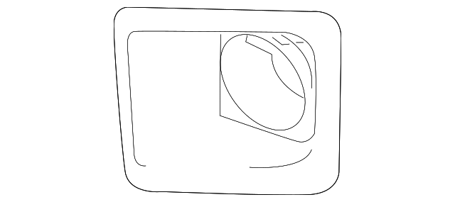 2014-2015 GMC Sierra 1500 Passenger Side Front Fog Lamp Bezel 22902335 ...