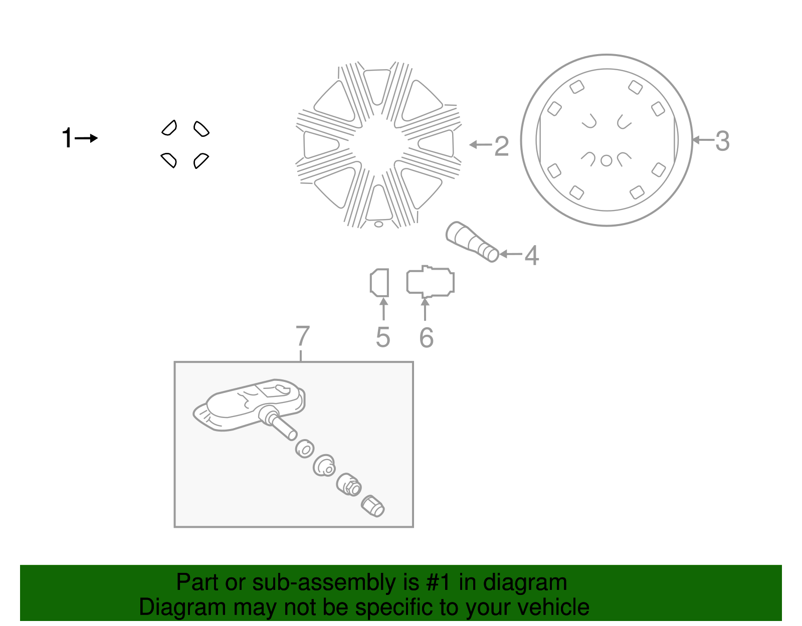 2015-2018 Toyota Yaris Wheel Steel 42611-0D600 | Toyota Parts Center