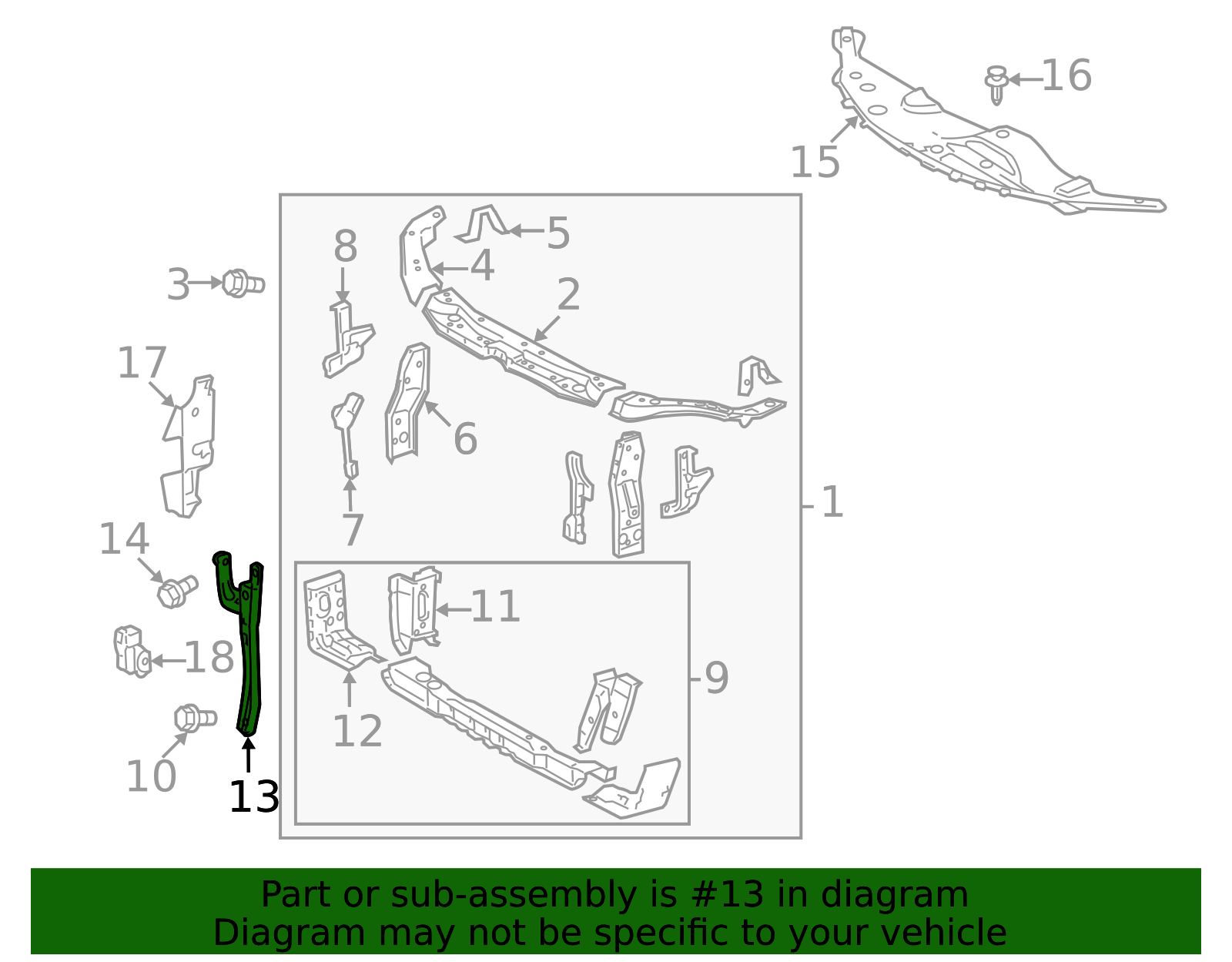 Latch Support 53208-06020 | OEM Parts Online