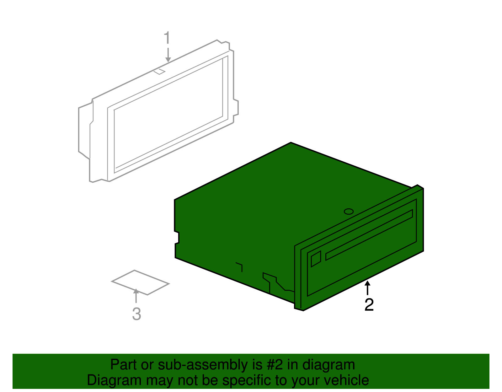 2008-2011 Audi DVD Unit 8R1-035-746-A | Genuine Audi Parts