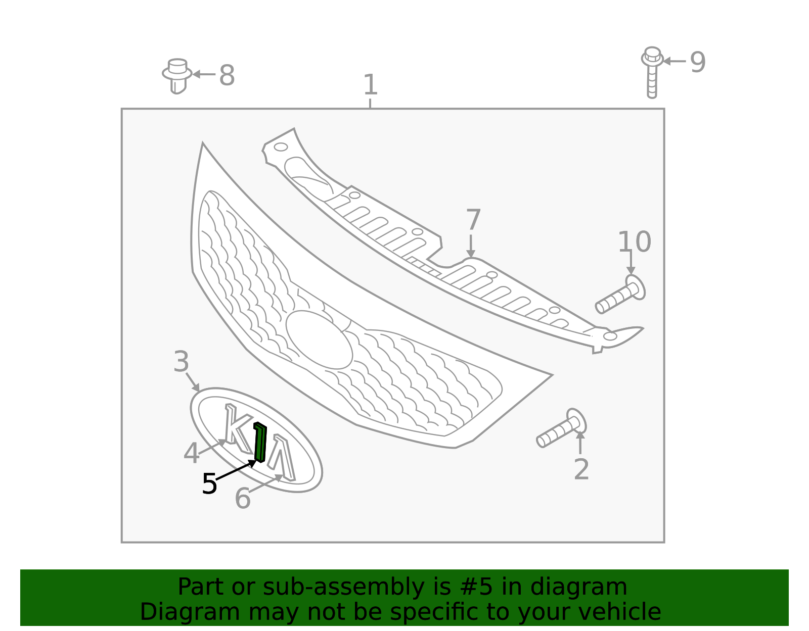 86355-2P000 - Letter 2011-2013 Kia Sorento | Kia.Parts Store