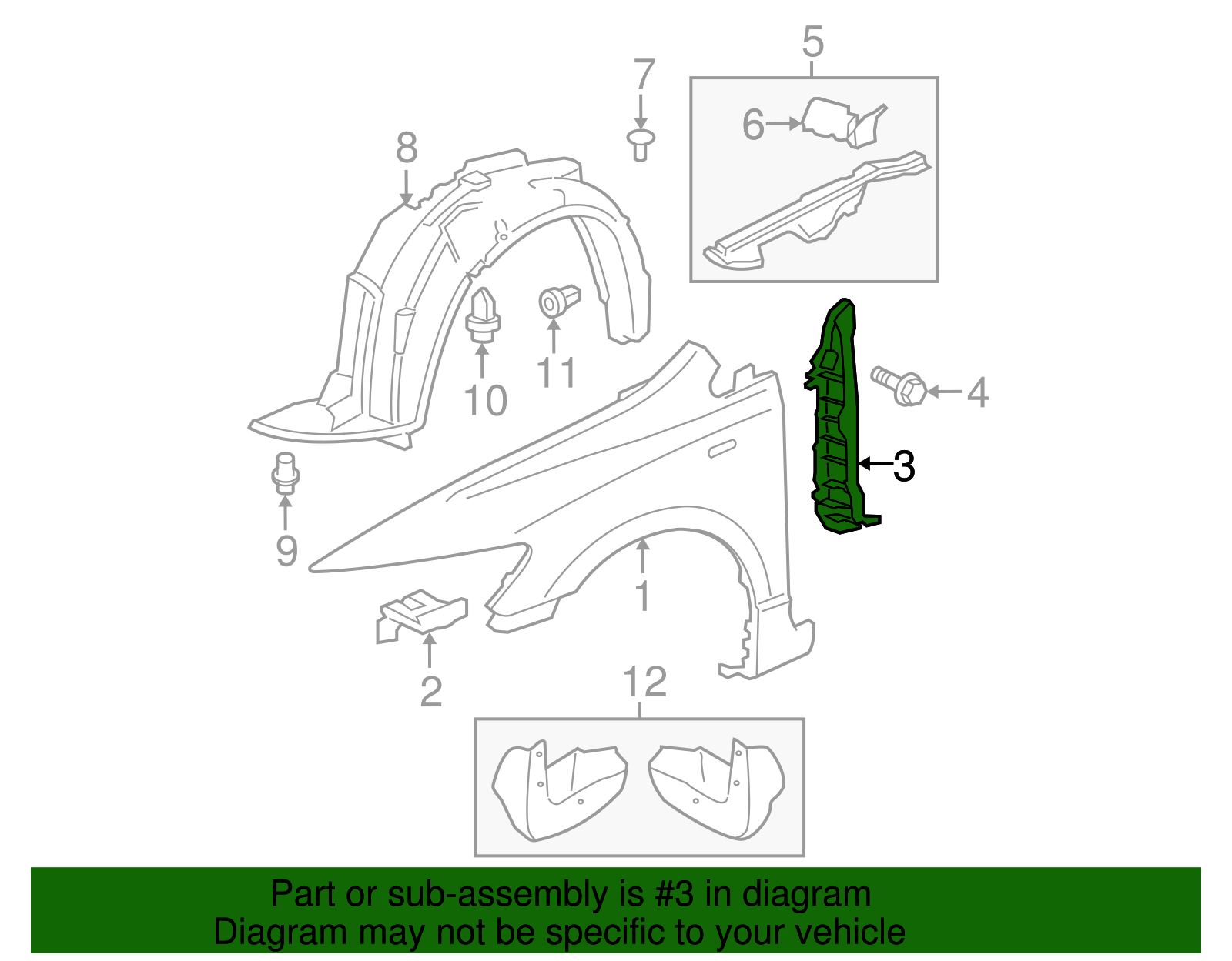 74105snaa00 - Honda Rear Shield 2006-2011 Honda Civic | Performance ...