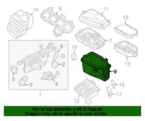 Porsche Fuse Box Assembly - OEM Circuit Hub - Part #970-610-441-00 ...