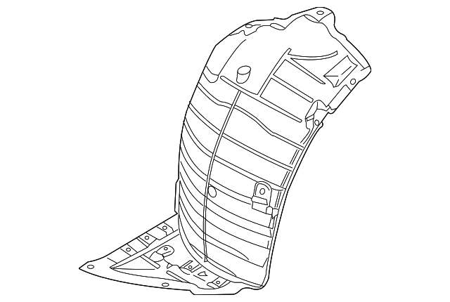 2007-2010 Infiniti Fender Liner 63845-JK000 | Infiniti of Orland Park