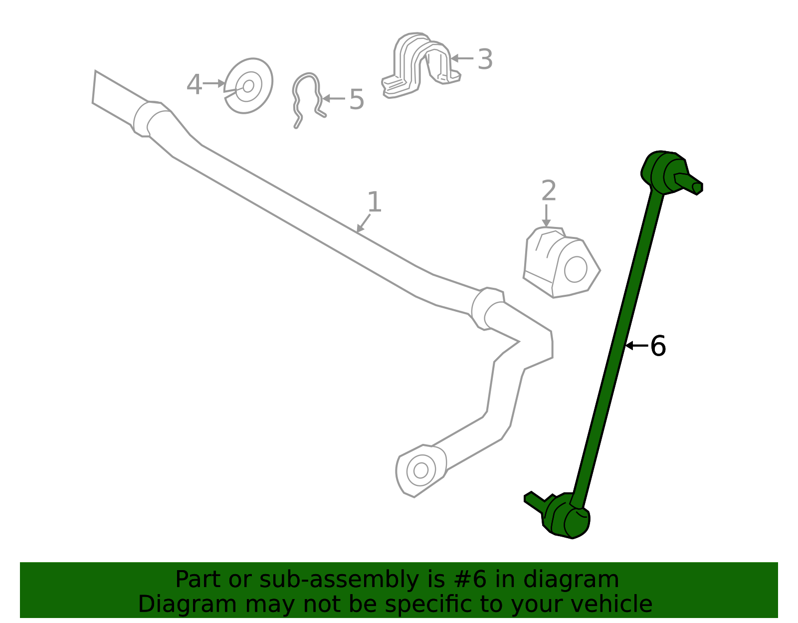 48820-0R050 - Stabilizer Link - 2019-2025 Toyota | OEM Genuine Toyota Parts