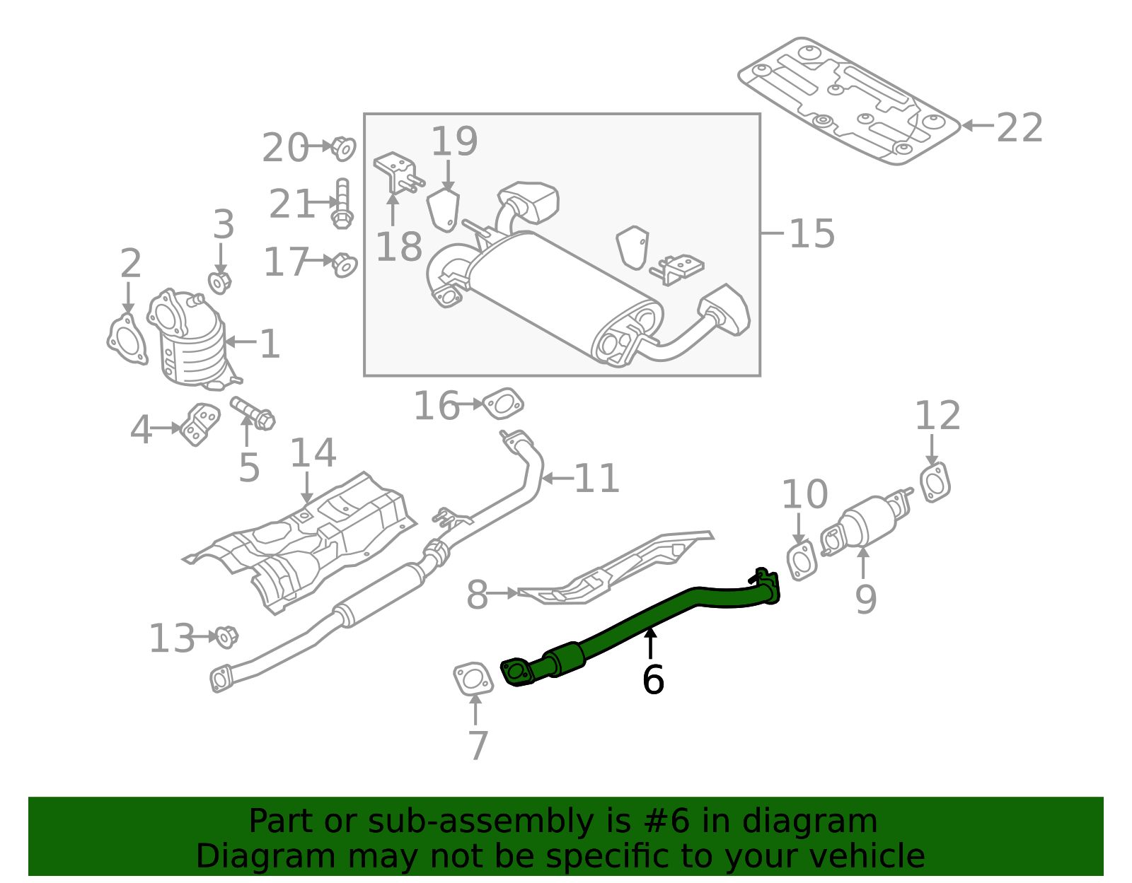 28610-2M100 - Front Pipe 2010-2012 Hyundai Genesis Coupe | Hyundai ...