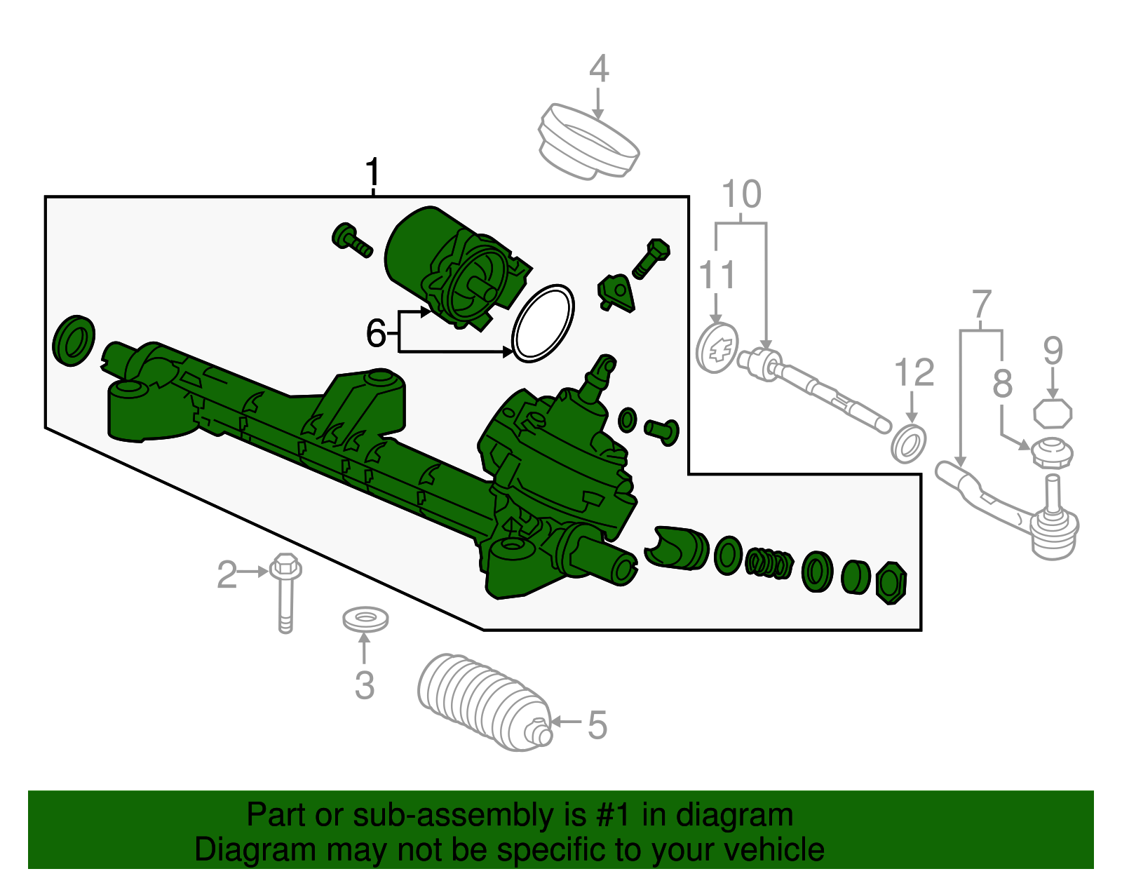 53601-T2F-A94 - Gear Assembly 2013-2017 Honda Accord | Honda Parts Online