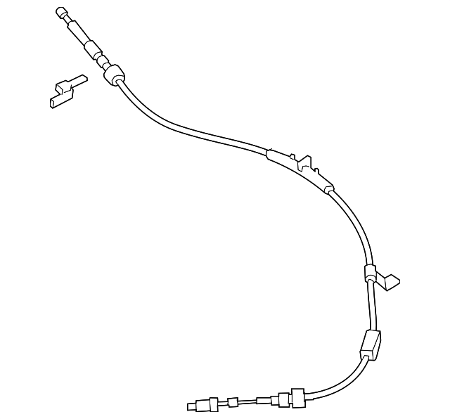 2017-2020 Ford | Shift Control Cable | DG9Z-7E395-AT | Walls' Ford Parts