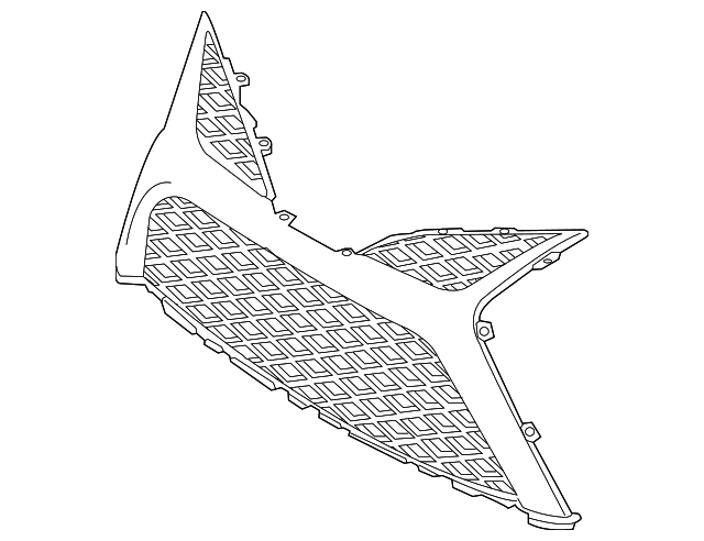 Genuine Toyota Lower Grille part# 53102-06420 for 2021-2024 Toyota ...