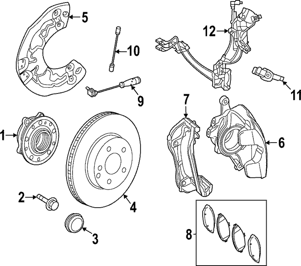 206-421-49-02 - Caliper 2023-2025 Mercedes-Benz | Mercedes-Benz Premier ...