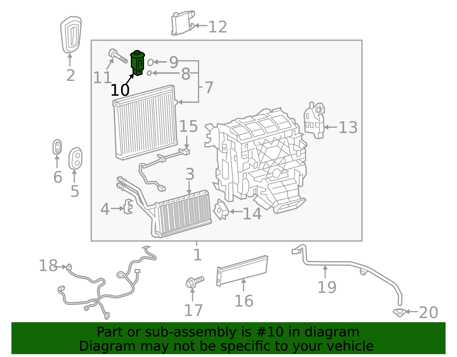 2019-2024 Toyota RAV4 Expansion Valve 88515-12160 | Toyota Parts Center