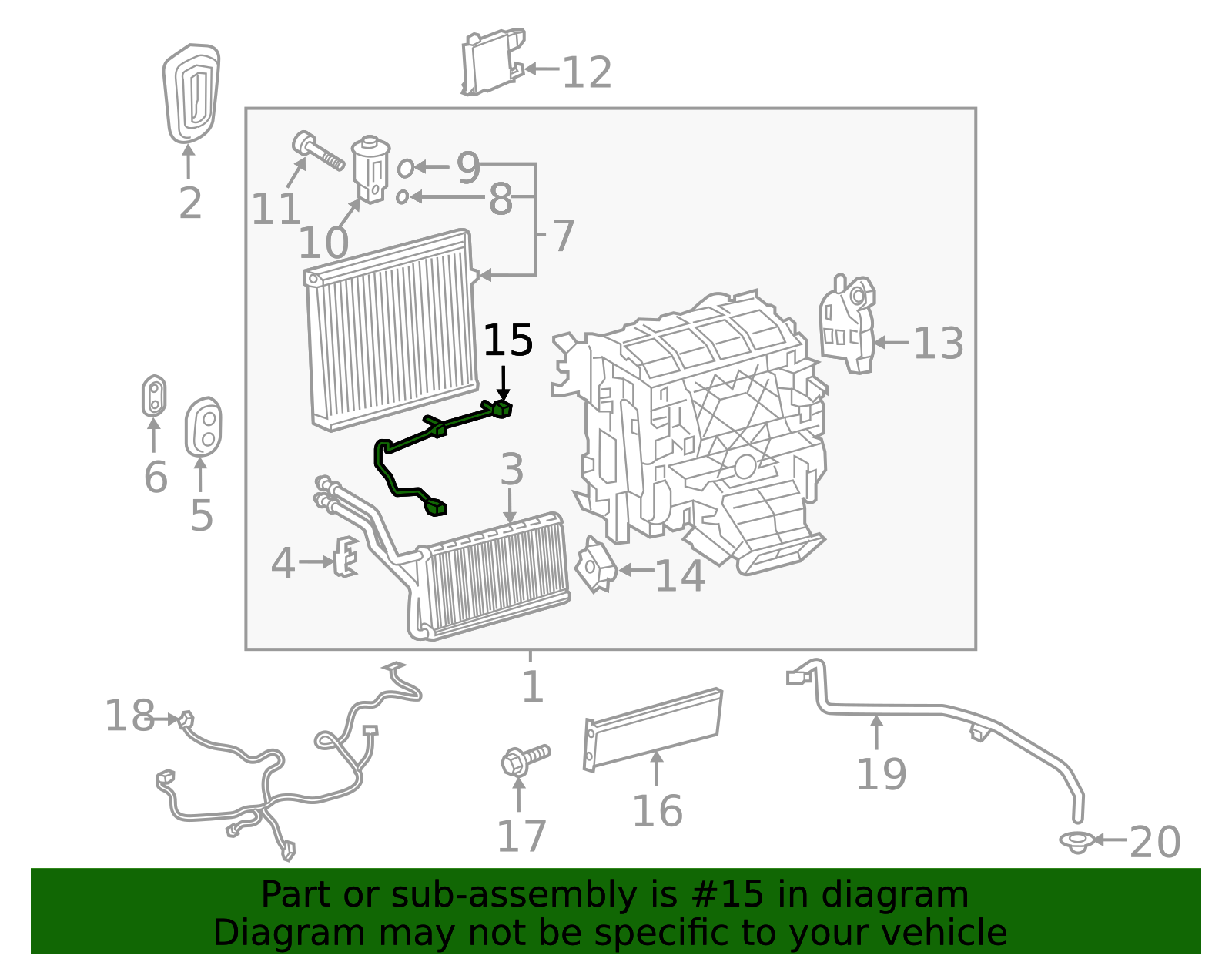 2016-2025 Toyota A/C Evaporator Temperature Sensor 88620-0R010 | Toyota ...