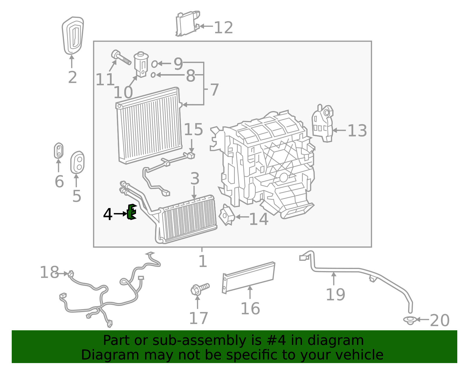8712407030 - High-Quality Heater Core Clamp for AutoNation Parts