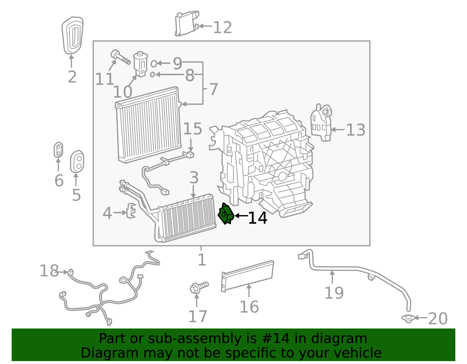 2018-2025 Toyota HVAC Blend Door Actuator 87106-0E120 | Lithia Toyota Parts