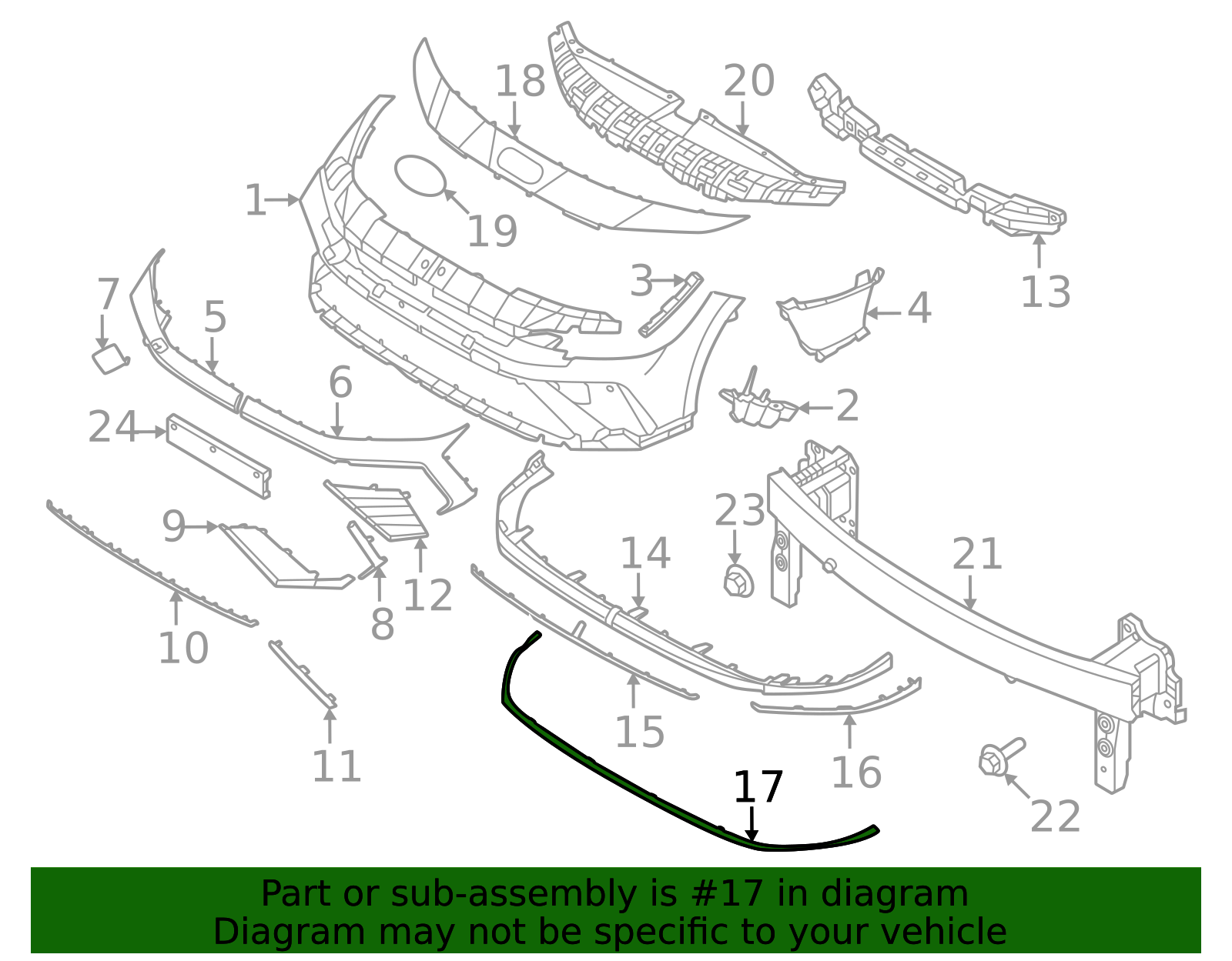 86591-AANA0 - Hyundai Lower Molding 2024-2025 Hyundai | Performance ...