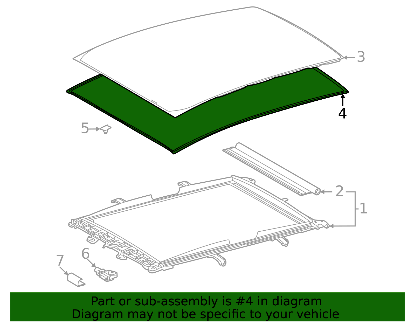 63215-48020 - Glass Molding 2021-2024 Toyota Venza | Bam Wholesale Parts