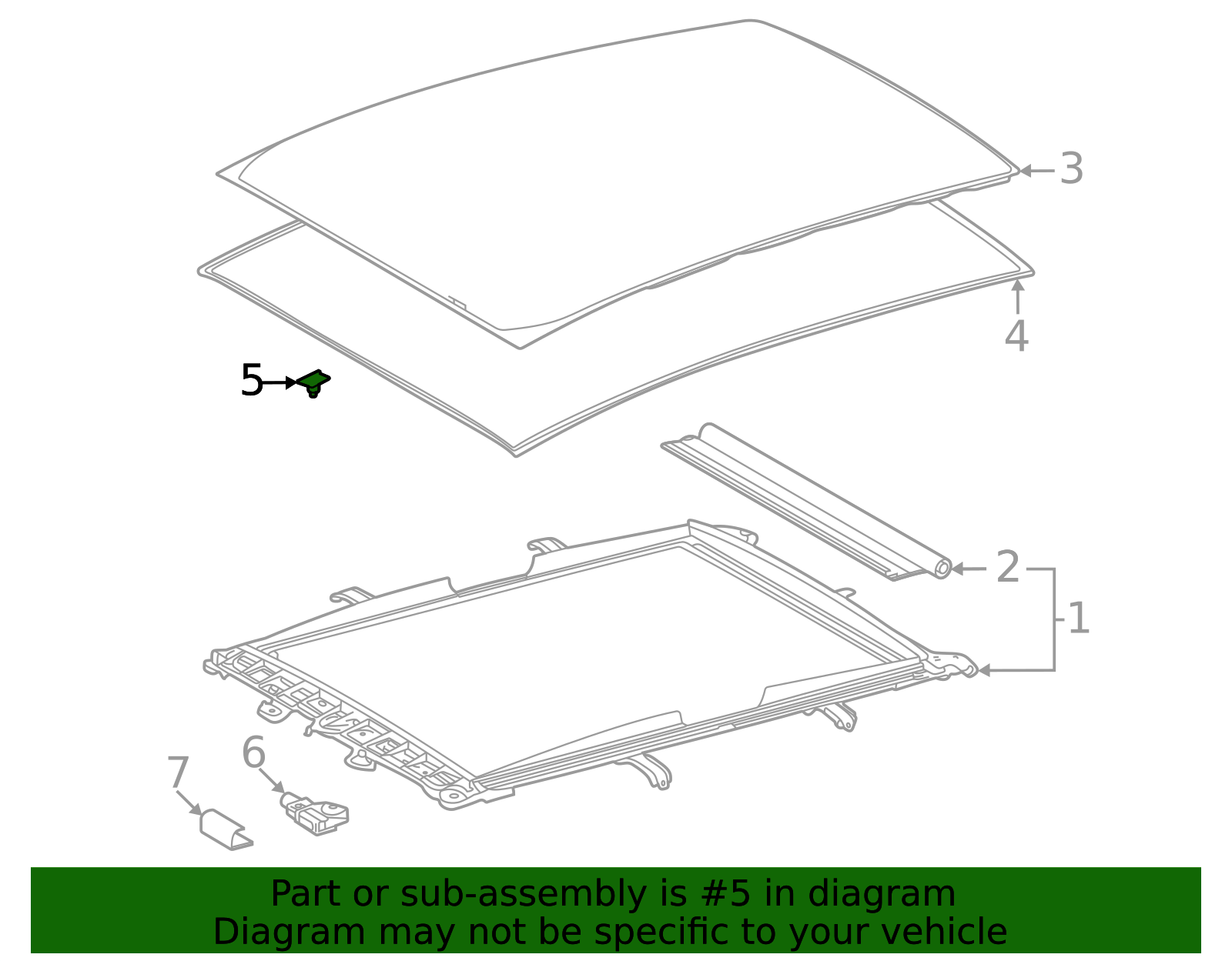 2021-2024 Toyota Venza Glass Molding Clip 63228-48020 | Toyota Parts Center