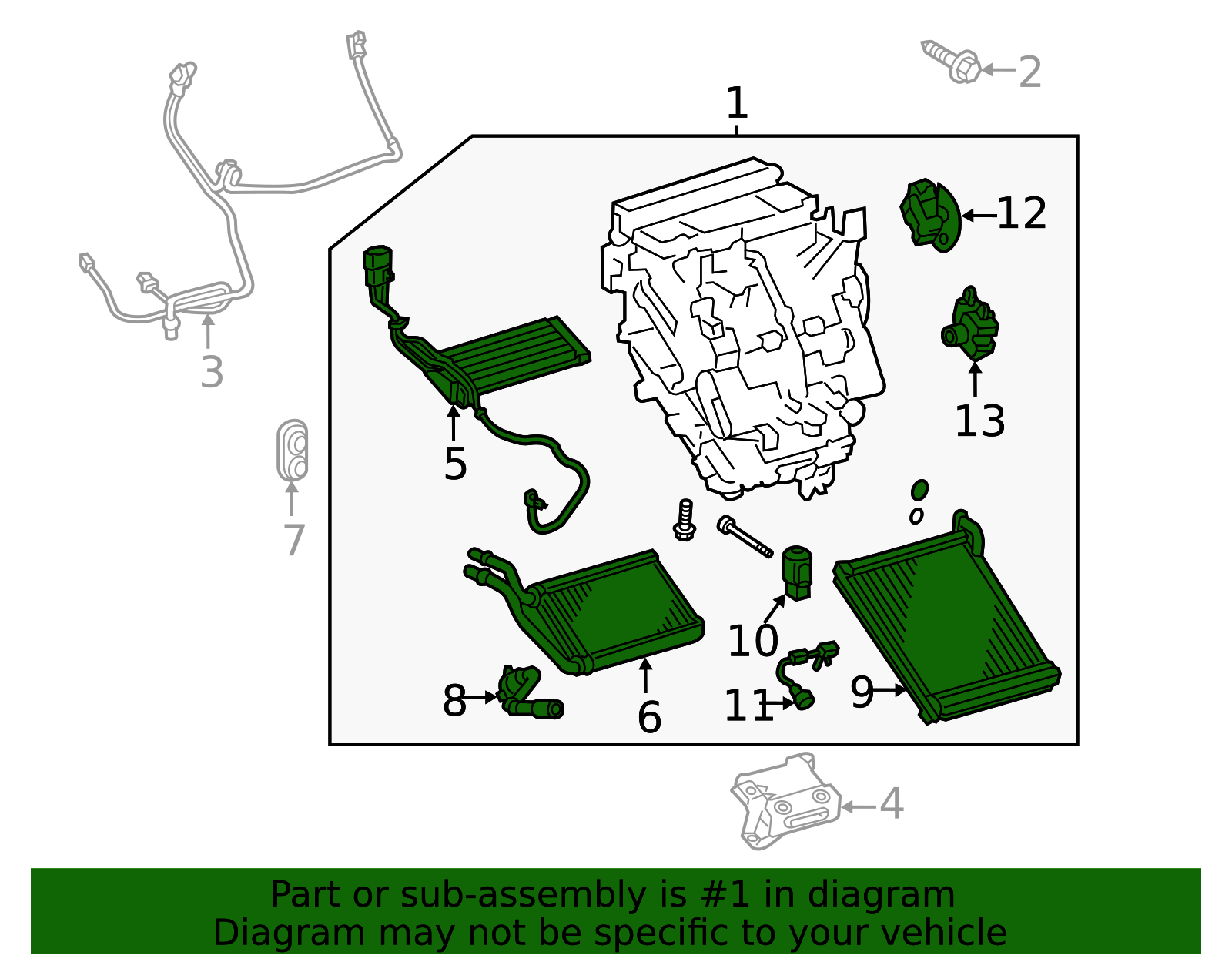 Genuine Official Toyota Evaporator Assembly part# 87050-52321 for ...