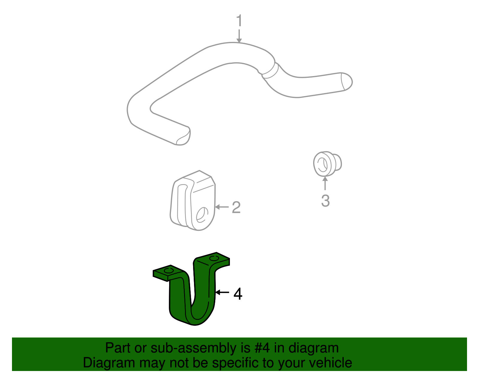1986-2008 Ford Stabilizer Bar Bracket E6TZ-5486-B | OEM Parts Online