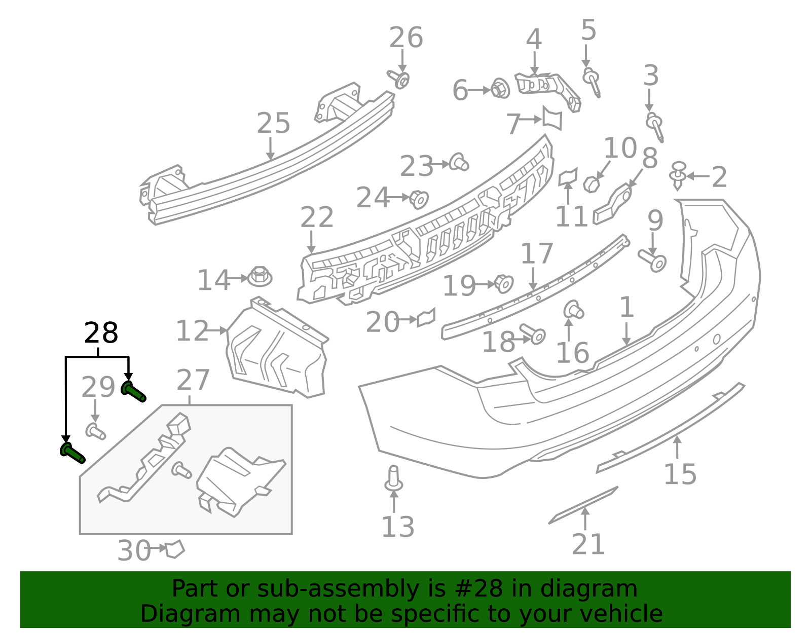 2014-2020 Ford Exhaust Tail Pipe Tip Bolt W716877-S442 | OEM Parts Online