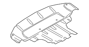 2010-2015 Audi Q7 Splash Shield 7L8-825-285-C | OEM Parts Online