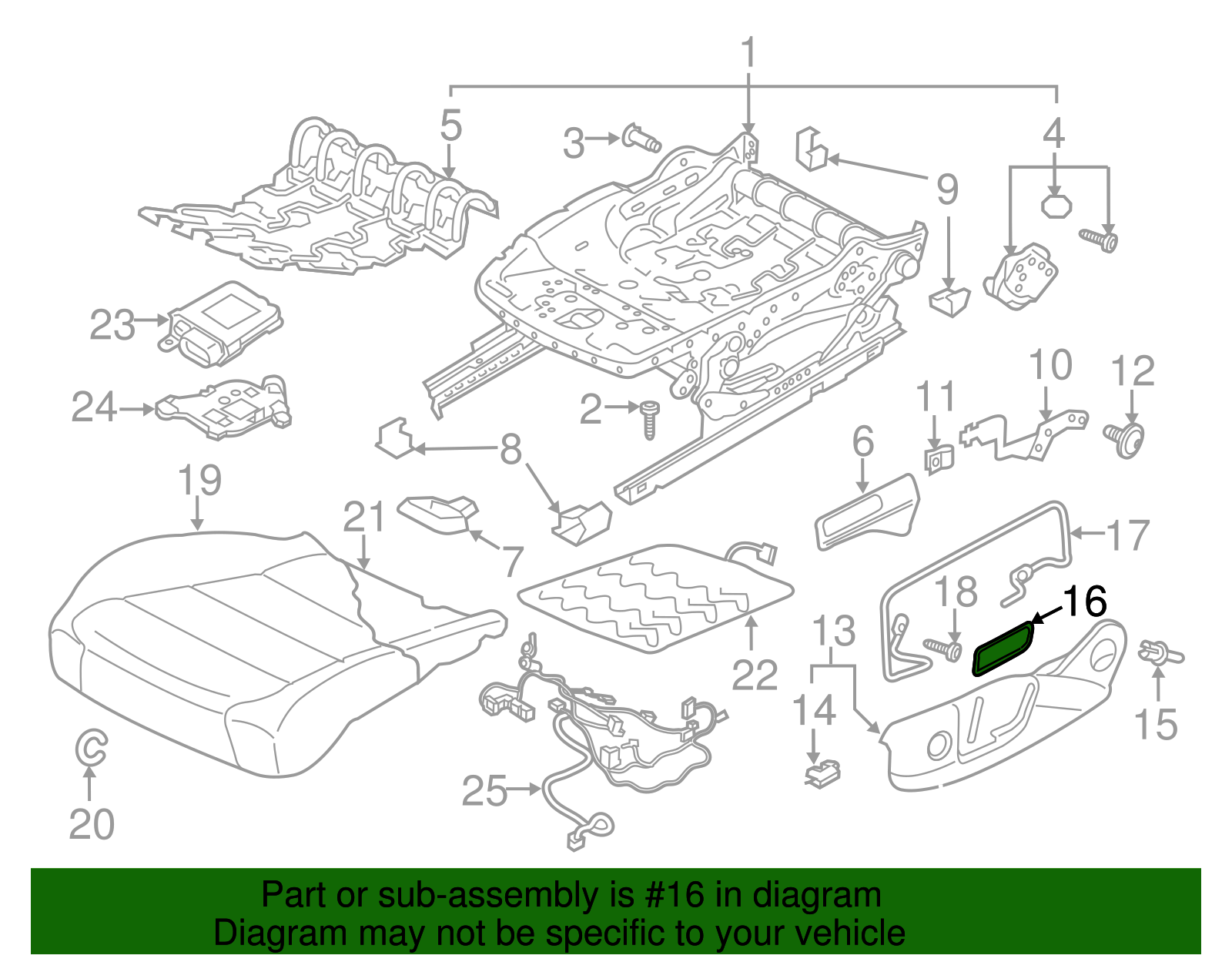2018-2024 Volkswagen Tiguan Ornament 5NN-881-859-3Q7 | VW Direct Auto Parts