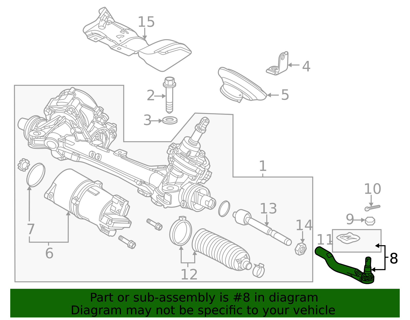 53560-T20-A02 - Outer Tie Rod 2022-2025 Honda Civic | Honda Parts Online