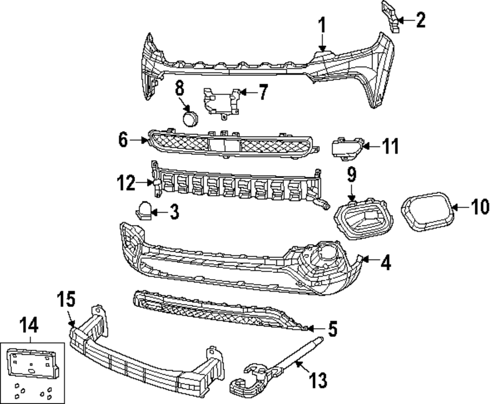 2022-2025 Jeep Compass Grille 6WY85RXFAA | Mopar Parts Canada