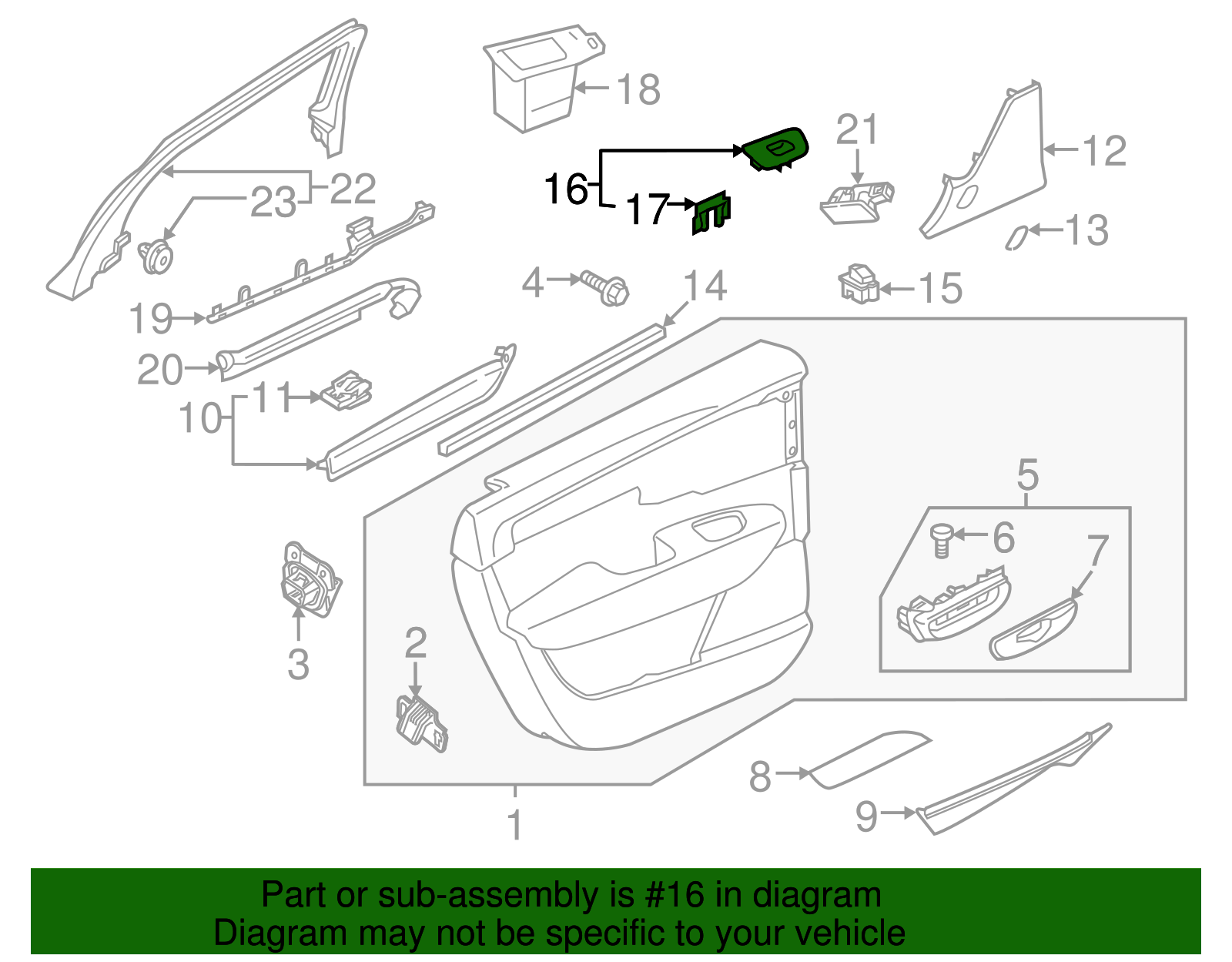 2018-2022 Volvo S90 Switch Bezel 31447025 | OEM Euro Parts