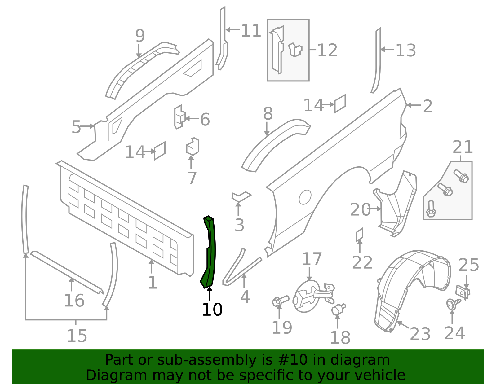 Closure Panel 68196979AA | Mopar Parts Canada
