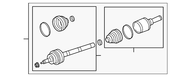 2016-2017 Lincoln Navigator Axle Assembly - Driver's Side (LH) GL7Z ...