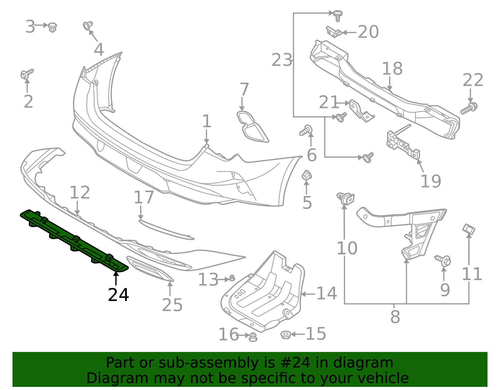 86671-L3300 - Skid Plate 2021-2024 Kia K5 | Genuine Kia Parts