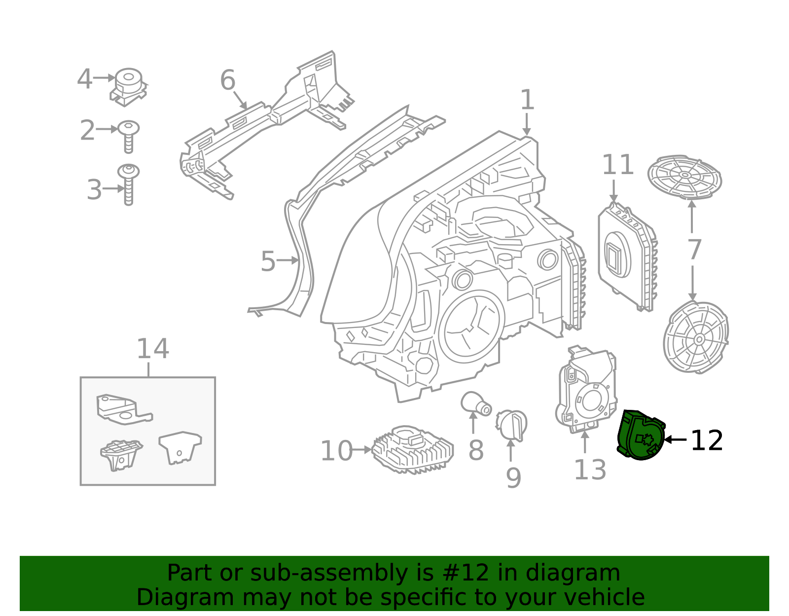 63-11-7-408-686 - Fan 2016-2020 BMW | BMWPartsDirect.com