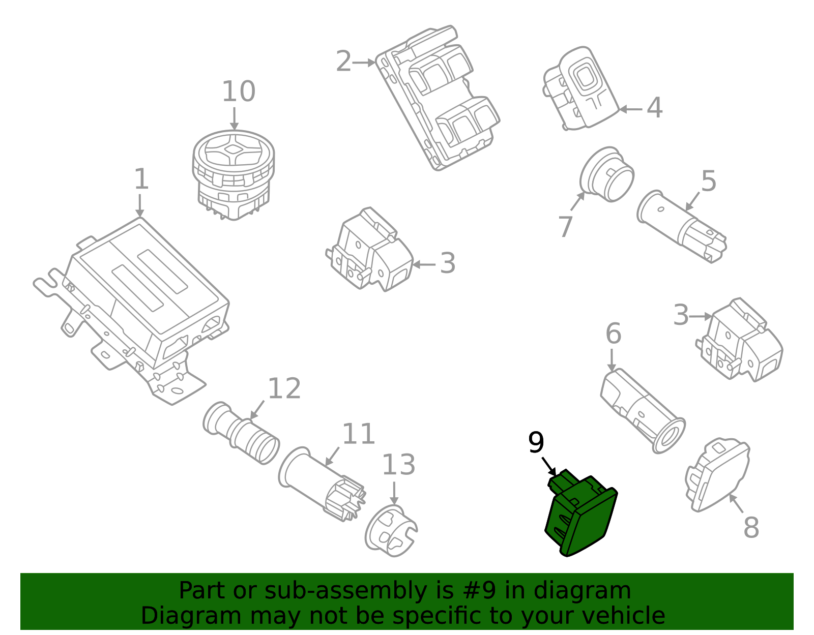 LK4Z-19N236-B - High-Quality Auxiliary Outlet for AutoNation Parts