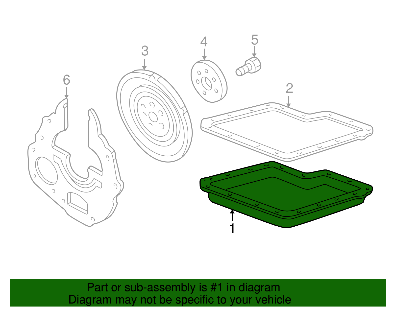 1998-2006 Ford Trans Pan F69Z-7A194-BA | Ford OEM Parts Outlet