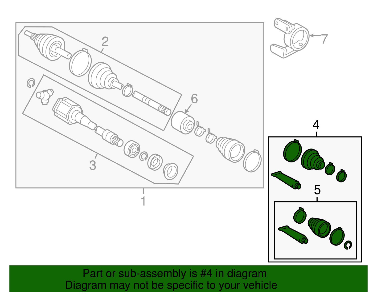 2007-2013 Toyota Boot Kit 04428-0E060 | Toyota Parts Center